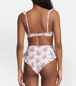 Agua Bendita Kiwi Orquidea Bikini Top - Multicoloured