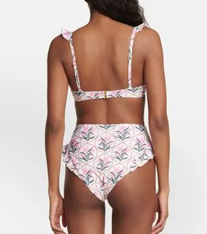 Agua Bendita Kiwi Orquidea Bikini Top - Multicoloured