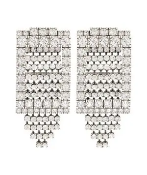 Balenciaga Club Crystal-embellished Drop Earrings