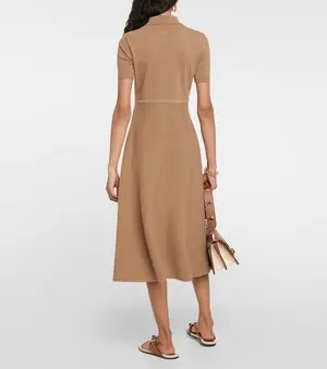 Etro Cashmere, Wool, And Silk Midi Dress