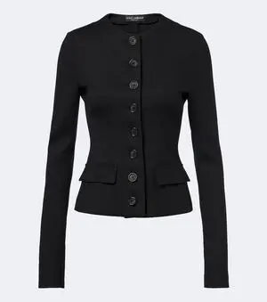 Dolce & Gabbana Wool-blend Blazer - Black