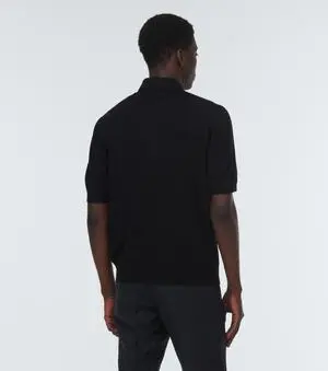 Burberry Wool And Silk Polo Top