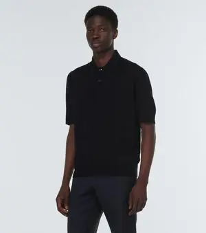 Burberry Wool And Silk Polo Top
