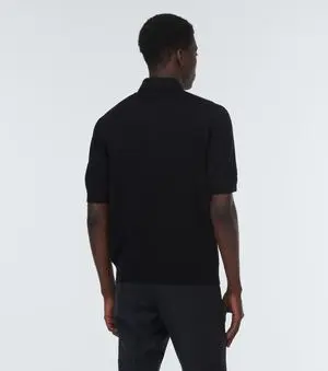 Burberry Wool And Silk Polo Top