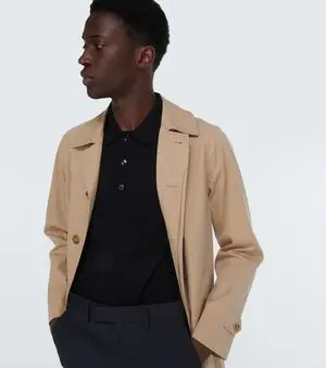 Burberry Wool And Silk Polo Top