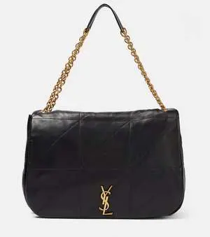 Saint Laurent Jamie 4.3 Leather Shoulder Bag - Black