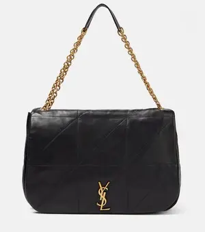 Saint Laurent Jamie 4.3 Leather Shoulder Bag - Black