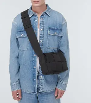 Bottega Veneta Padded Tech Cassette Shoulder Bag - Black