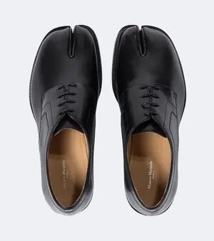 MAISON MARGIELA Tabi Leather Derby Shoes - Black