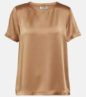 Max Mara Rebecca Satin Top