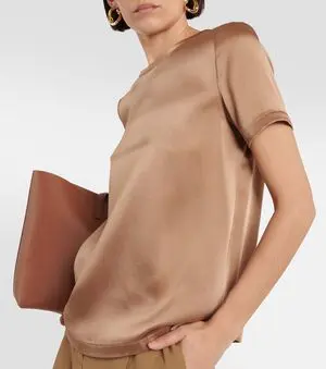 Max Mara Rebecca Satin Top