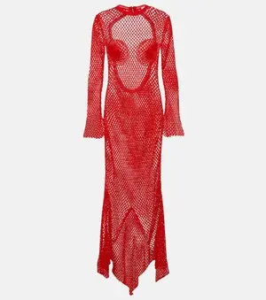FERRAGAMO Net Maxi Dress