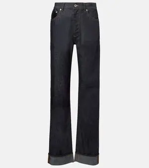 Bottega Veneta Mid-rise Straight Jeans - Blue