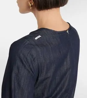 Max Mara Valery Denim Midi Dress