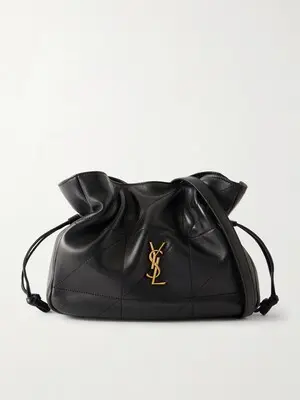 Saint Laurent Jamie Quilted Leather Shoulder Bag - Black