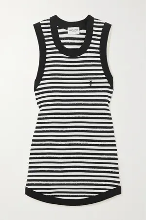 Saint Laurent Striped Camis Tanks For Women