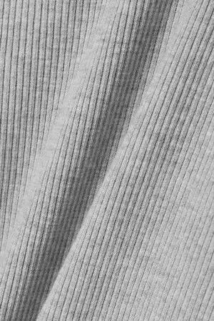 AGOLDE Poppy Ribbed Stretch Jersey Tank - Gray