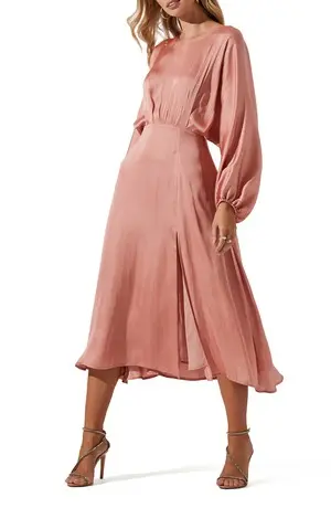 Astr The Label Marin Long Dolman Sleeve Dress