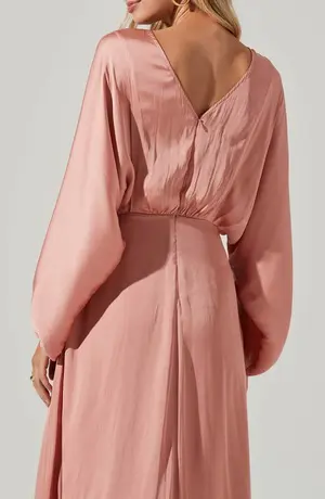 Astr The Label Marin Long Dolman Sleeve Dress