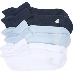 Zella 3-pack Ankle Socks - Blue Fog