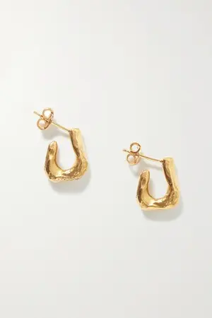 ALIGHIERI Net Sustain The Mini Link Of Wanderlust Earrings - Gold