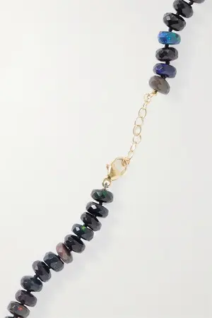 Jia Jia Net Sustain Gold Opal Necklace