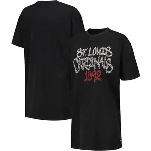 THE WILD COLLECTIVE St. Louis Cardinals T-shirt Dress - Black