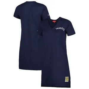 Mitchell & Ness New York Yankees Cooperstown Collection V-neck Dress