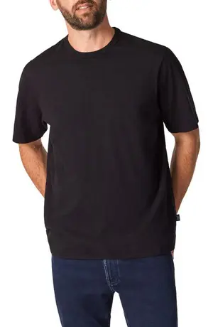 34 Heritage Slub Cotton Crewneck T-shirt - Black