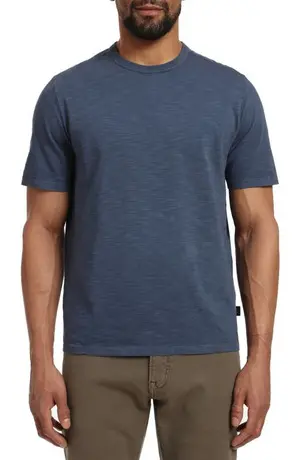 34 Heritage Slub Cotton Crewneck T-shirt - Dark Denim