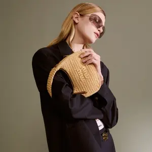 Miu Miu Wander Crochet Hobo Bag