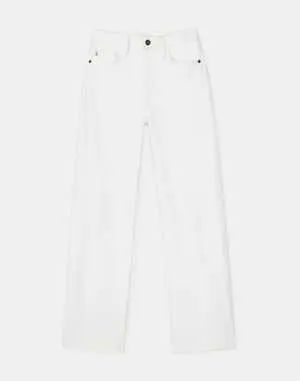 Lafayette 148 New York Denim Wyckoff Jeans - Washed Plaster