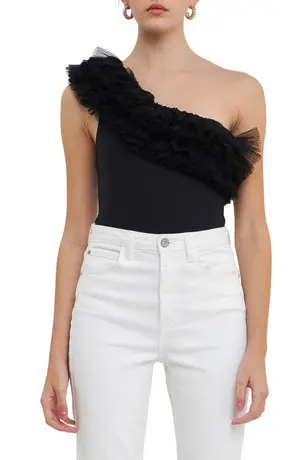 Endless Rose Tulle Ruffle Bodysuit