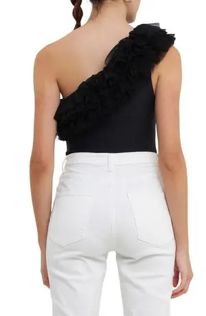 Endless Rose Tulle Ruffle Bodysuit