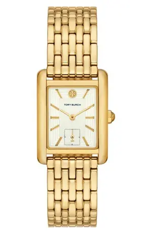 Tory Burch Eleanor Stainless Steel Bracelet Watch - Gold