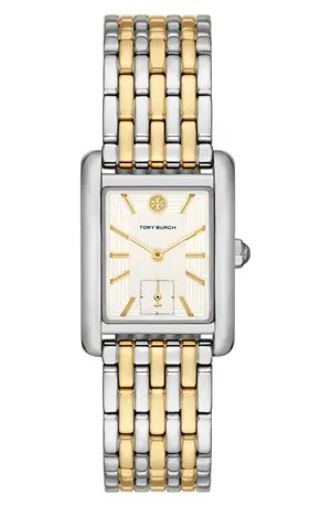 Tory Burch Eleanor Stainless Steel Bracelet Watch - Two-tone