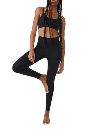 Free People Never Better High Waist Leggings - Black