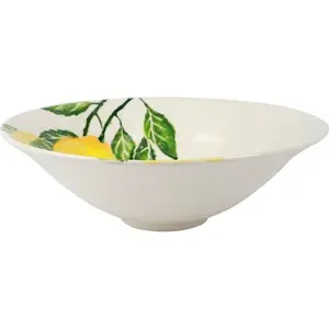 VIETRI Limoni Medium Serving Bowl - Yellow