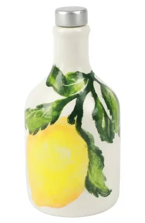 VIETRI Limoni Olive Oil Bottle - Yellow