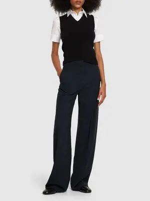 THE ROW Comi Cashmere Blend Knit Vest