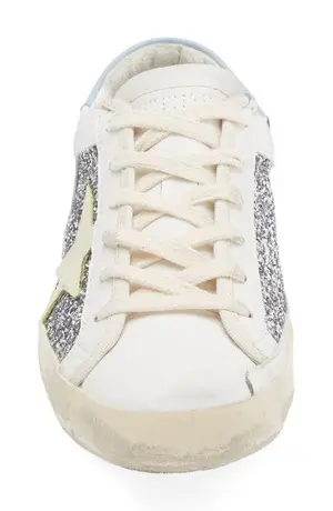 GOLDEN GOOSE Super-star Glitter Bio-based Low Top Sneakers