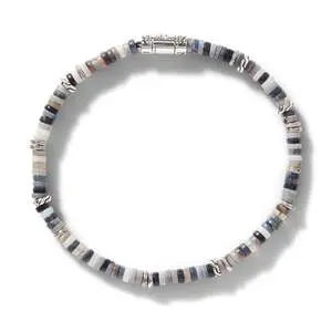 John Hardy Heishi Bead Bracelet - Sterling Silver