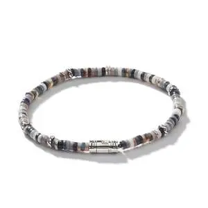 John Hardy Heishi Bead Bracelet - Sterling Silver