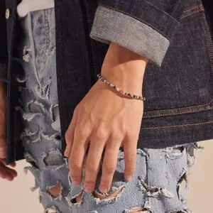 John Hardy Heishi Bead Bracelet - Sterling Silver