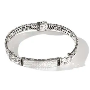 John Hardy Palu Id Bracelet - Black Spinel