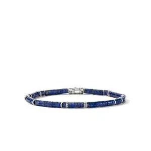 John Hardy Heishi Beaded Bracelet With Lapis Lazuli - Sterling Silver