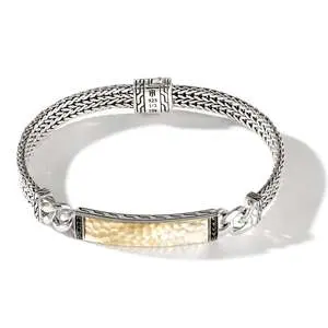 John Hardy Palu Id Bracelet - Black Spinel