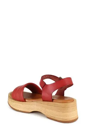 CANDIE'S Elisa Platform Sandal - Burnt Orange