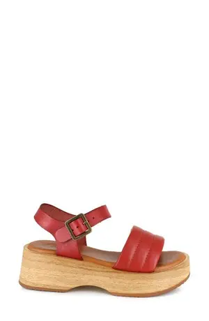 CANDIE'S Elisa Platform Sandal - Burnt Orange