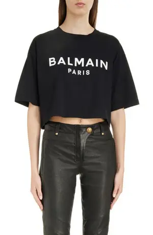 Balmain Graphic T-shirts For Women